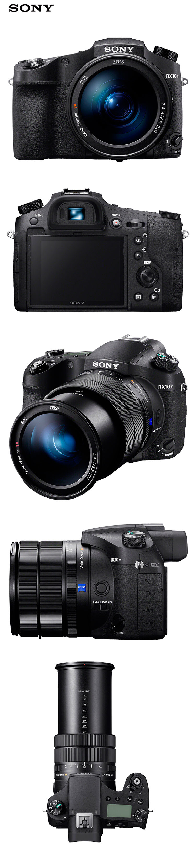 【SONY索尼 数码相机】SONY/索尼 DSC-RX10M4 黑卡数码相机 1英寸大底 超长焦（蔡司24-600mm镜头 约0.03秒快速对焦 WIFI/NFC）【正品 价格 图片】 - 寺库网