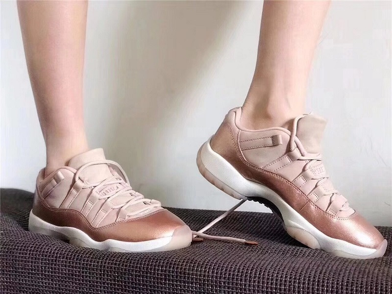 【Jordan BrandJordan Brand 女士篮球鞋】Air Jordan 11 Low Rose乔11女神粉AJ11玫瑰金AH7860-105【正品 价格 图片】 - 寺库网