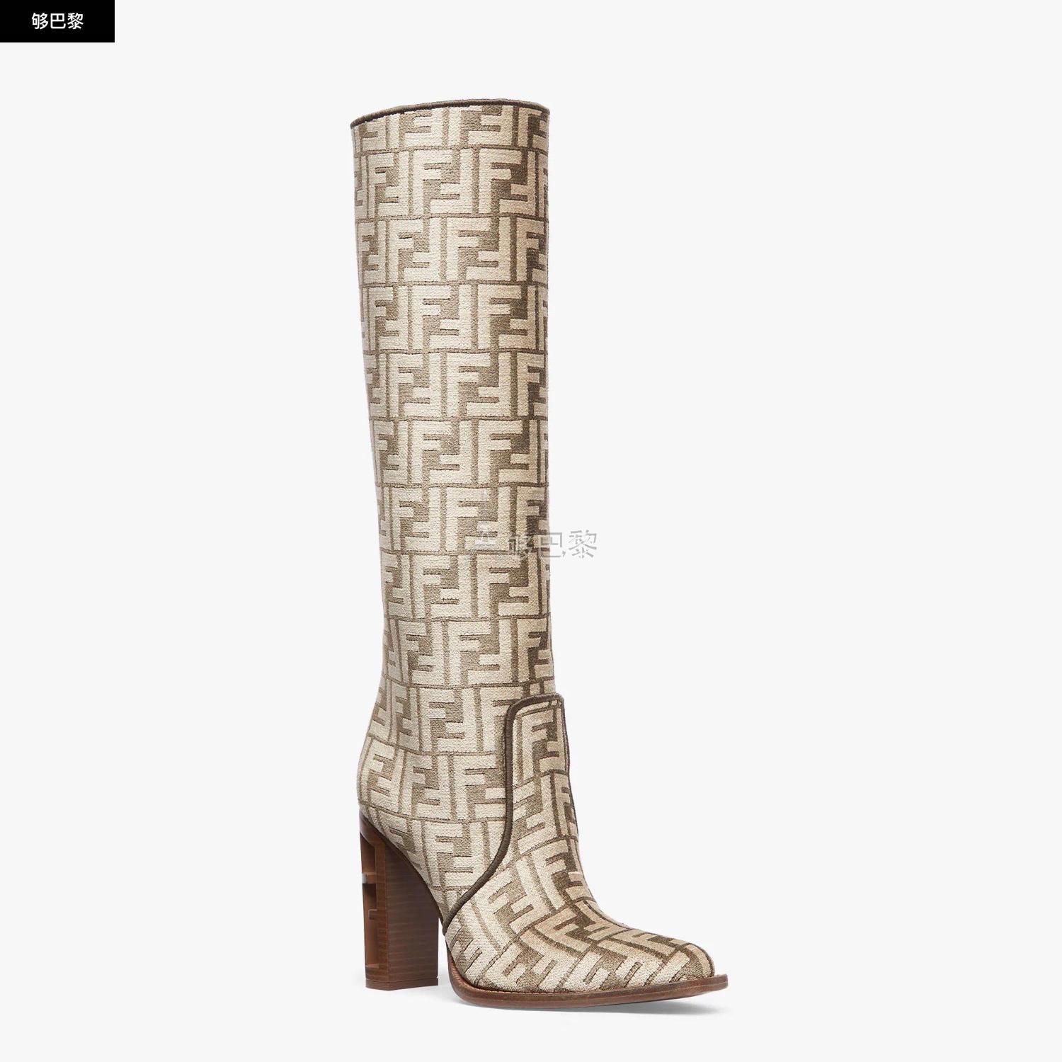 【FENDI芬迪 高筒靴】【包邮包税】 FENDI芬迪 23年春夏 女士 高筒靴 Cut 8W8348AKXOF1GAA【正品 价格 图片】 - 寺库网