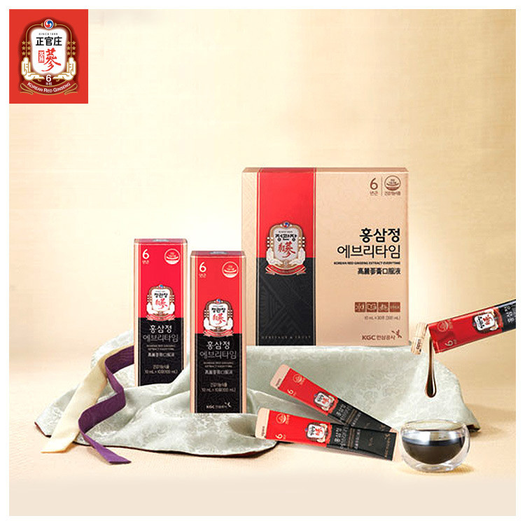 【Zheng Guan Zhuang韩国人参公社正官庄 传统滋补】Zheng Guan Zhuang/正官庄 红参精浓缩液便携装 10ml ...