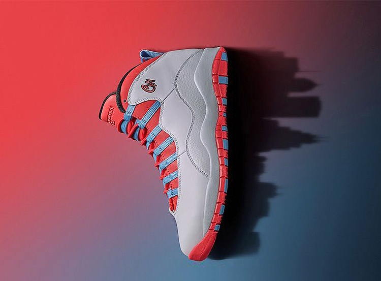 【NIKE耐克 女士篮球鞋】Nike/耐克 Air Jordan 10 AJ10 乔10 High Retro Chicago Flag 篮球 ...
