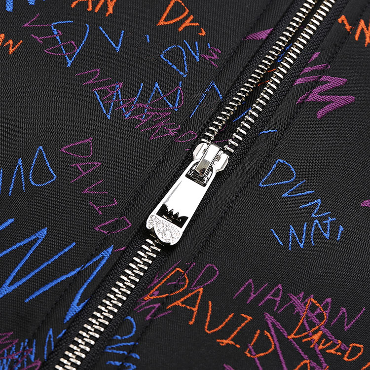 【DAVID NAMANDAVID NAMAN 男士夹克】男士夹克棒球领立领 休闲 魅惑霓虹系列品牌定制提花面料，内在有质感，外在显立体时尚 ...