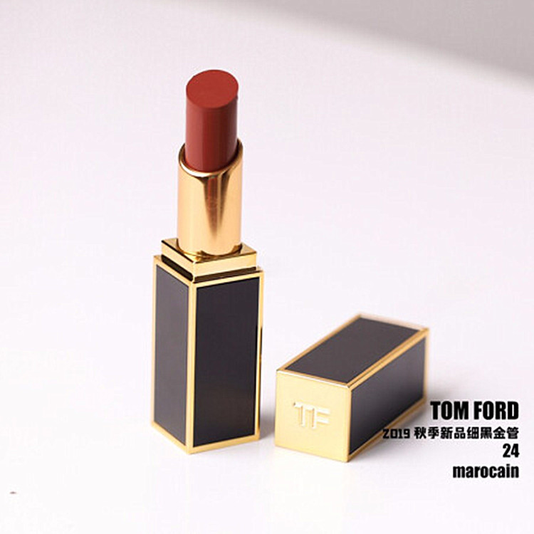 【Tom Ford汤姆福特 口红】【包税】Tom Ford/汤姆福特 TF 柔雾缎彩唇膏【黑细管】经典枫叶色24号 新色15号08号80号 多色可选 3.3g【正品 价格 图片】 - 寺库网