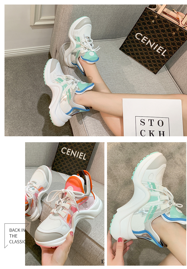 【DK UGGDK UGG 女士休闲运动鞋】【国内现货】 2020春夏新款 DK UGG/DK UGG 厚底弓形底老爹鞋 女式运动鞋【正品 价格 图片】 - 寺库网