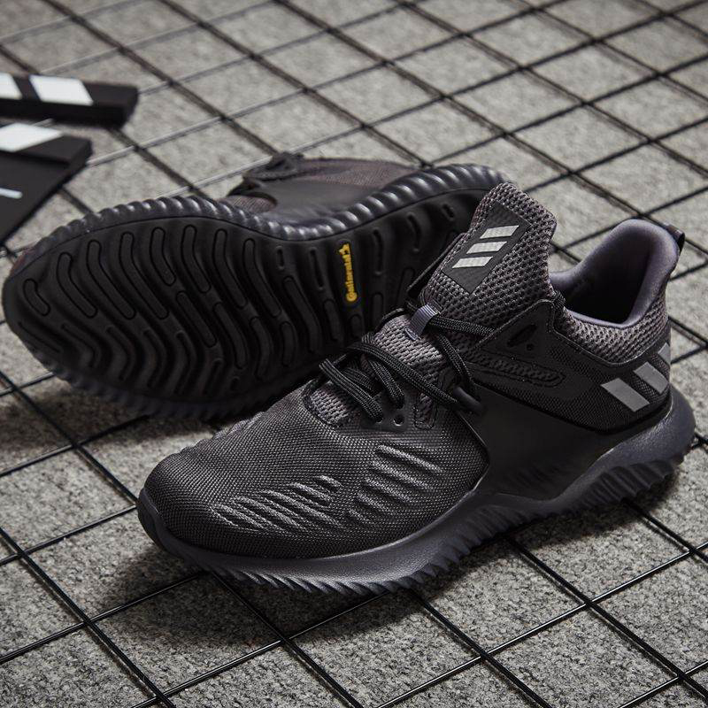 【adidas阿迪达斯 男士跑步鞋】adidas（阿迪达斯）跑步鞋 2020新款 男鞋阿尔法 小椰子 黑武士 运动训练休闲鞋 BB7568 ...