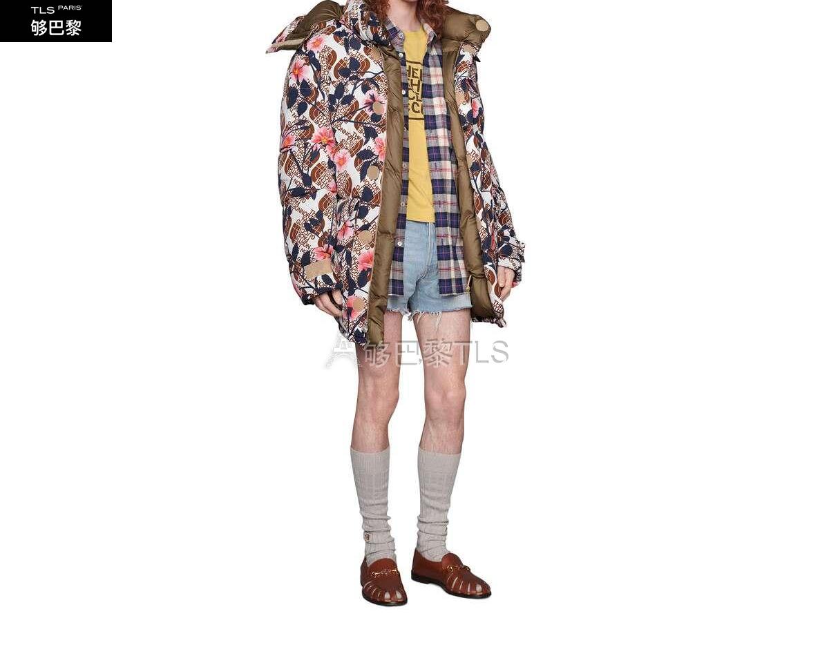 【GUCCI古驰 男士短裤】【包邮包税】 GUCCI古驰 21年春夏 男士 The North Face x Gucci联名系列环保牛仔短裤 ...