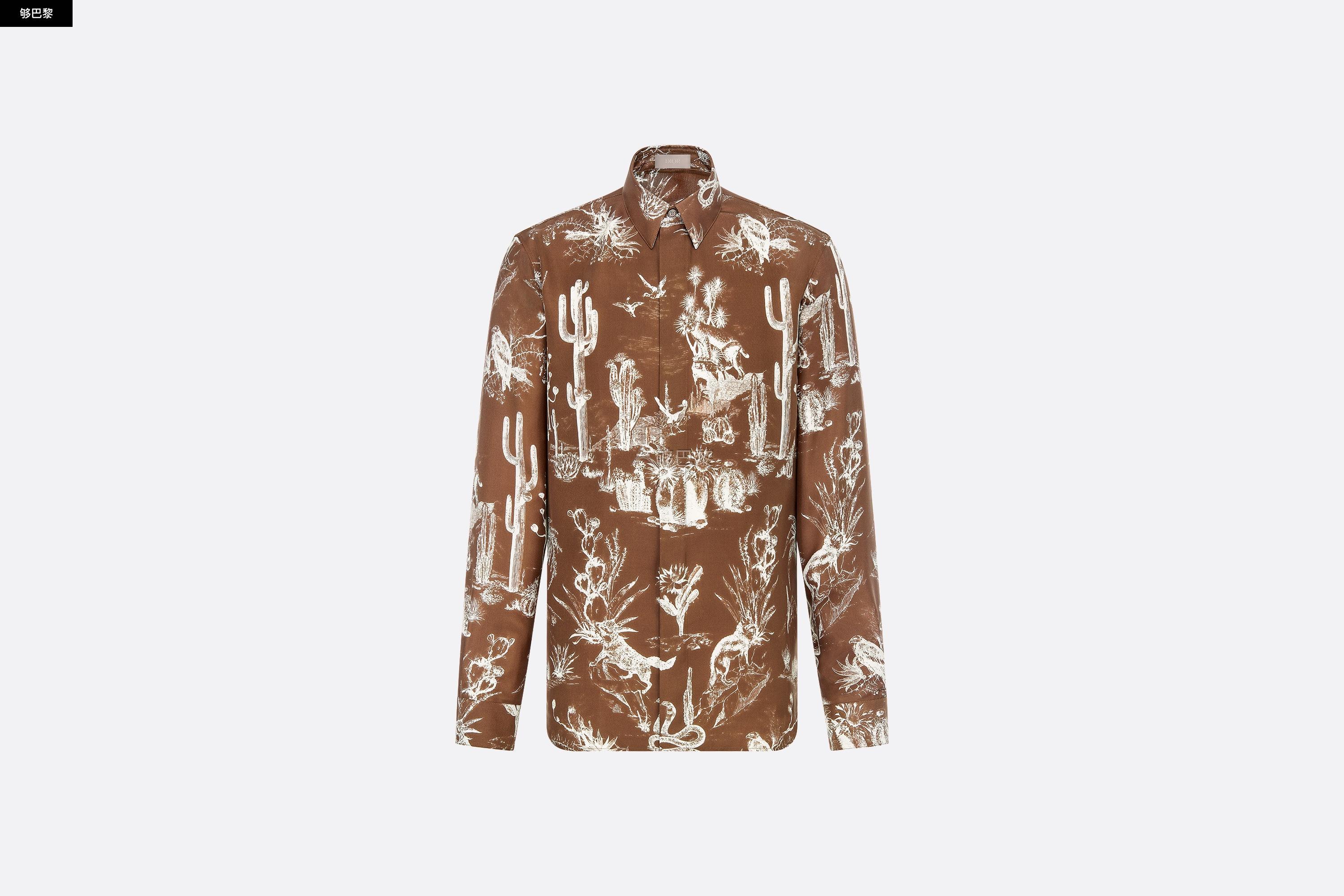 【DIOR迪奥 男士长袖衬衫】【包邮包税】 DIOR迪奥 22年秋冬 男士 长袖衬衫 Chemise CACTUS JACK DIOR ...
