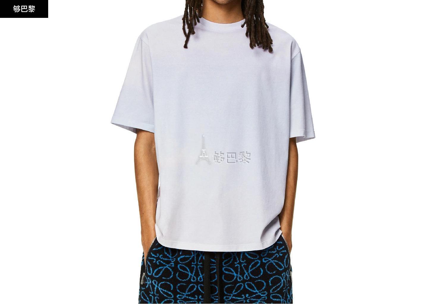 【LOEWE罗意威 男士短袖T恤】【包邮包税】 LOEWE罗意威 23年春夏 男士 短袖T恤 Flag print T-shirt in ...