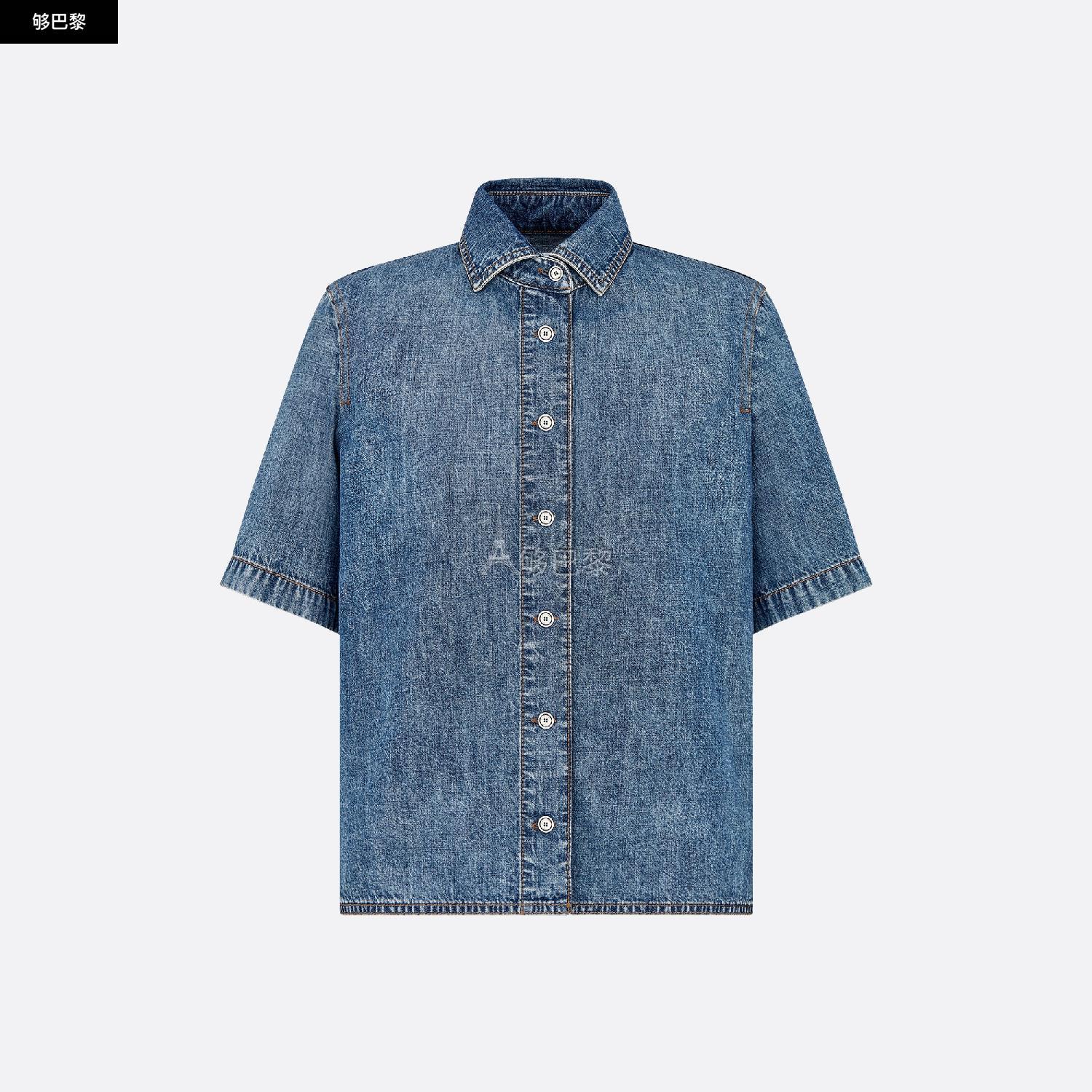 【DIOR迪奥 女士短袖衬衫】【包邮包税】 DIOR迪奥 23年春夏 女士 短袖衬衫 Blouse 252B26Y3584_X5887【正品 ...