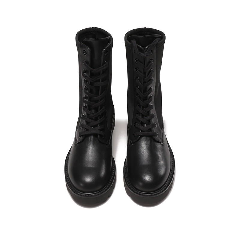 【Stuart Weitzman斯图尔特韦茨曼 短靴】Stuart Weitzman/思缇韦曼 女士牛皮革/织物系带靴子短靴马丁靴 ANDE ...