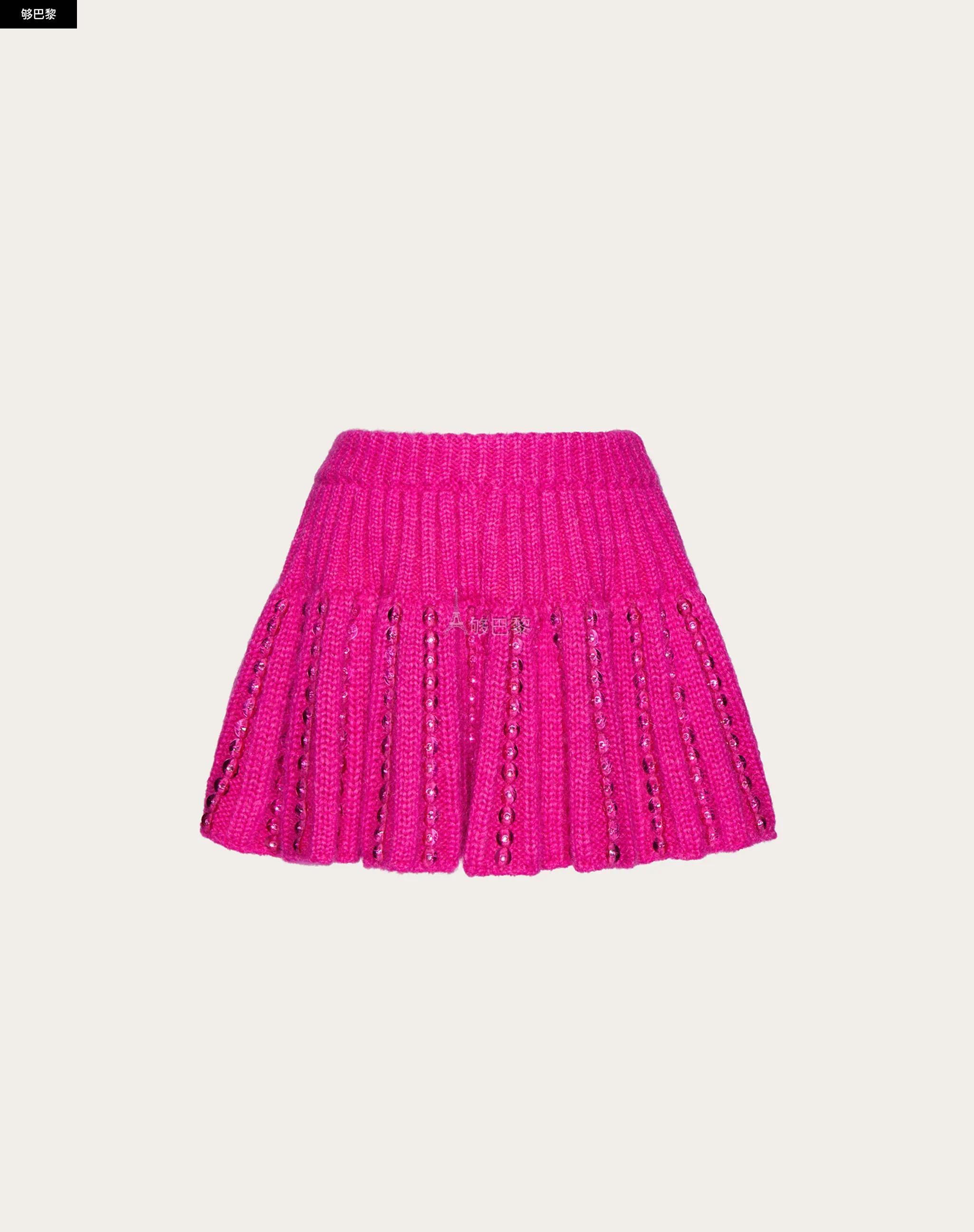 【Valentino华伦天奴 女士半身裙】【包邮包税】 VALENTINO华伦天奴 23春夏 女士 半身裙 MINIJUPE BRODéE ...