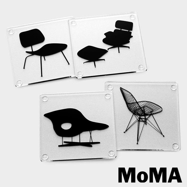 【MoMAMoMA 装饰摆件品】MoMA 纽约现代艺术博物馆授权 Eames Chairs 艺术杯垫 46830【正品 价格 图片】 - 寺库网