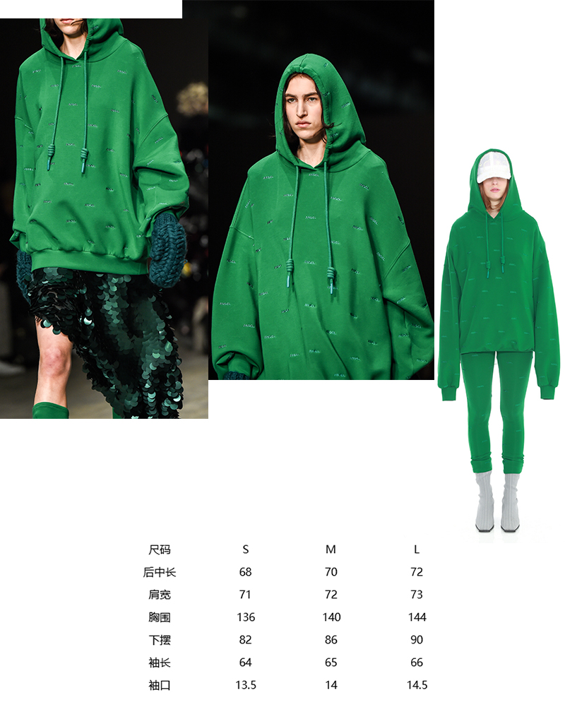 【Angel ChenAngel Chen 女卫衣】ANGEL CHEN Logo刺绣卫衣 街舞潮流爆款 绿色 L 绿色 L【正品 价格 图片 ...