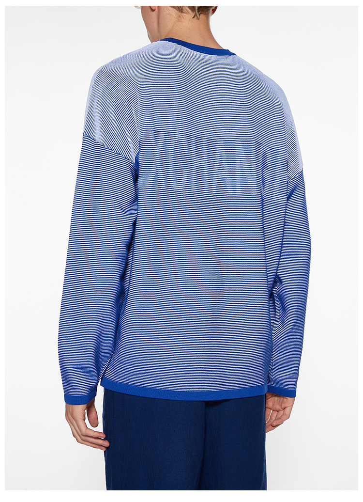 【ARMANI EXCHANGEARMANI EXCHANGE 男士针织衫/毛衣】ARMANI EXCHANGE 蓝色 男士圆领套头针织衫 ...