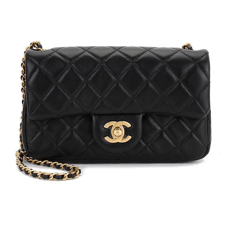 【CHANEL香奈儿 单肩包】CHANEL(香奈儿) 黑色皮质金球女士mini斜挎包CF【正品 价格 图片】 - 寺库网